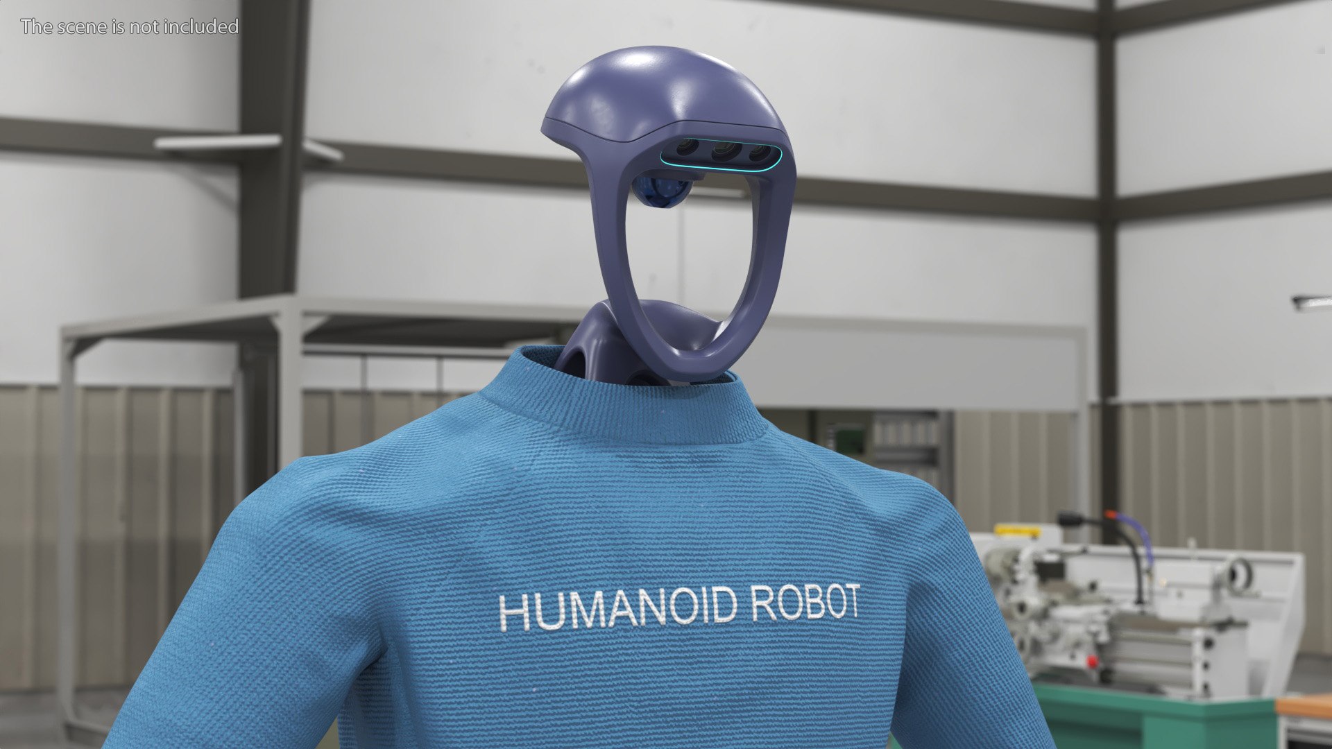 3D Humanoid Robot With Dexterous Hands Rigged For Cinema 4D ...