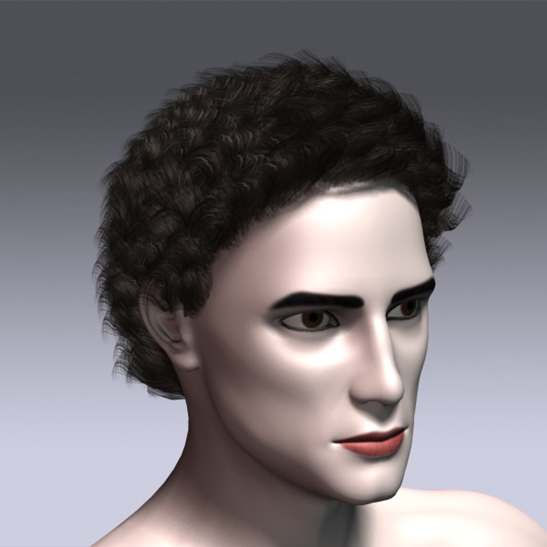 3d Kenneth Hair Model