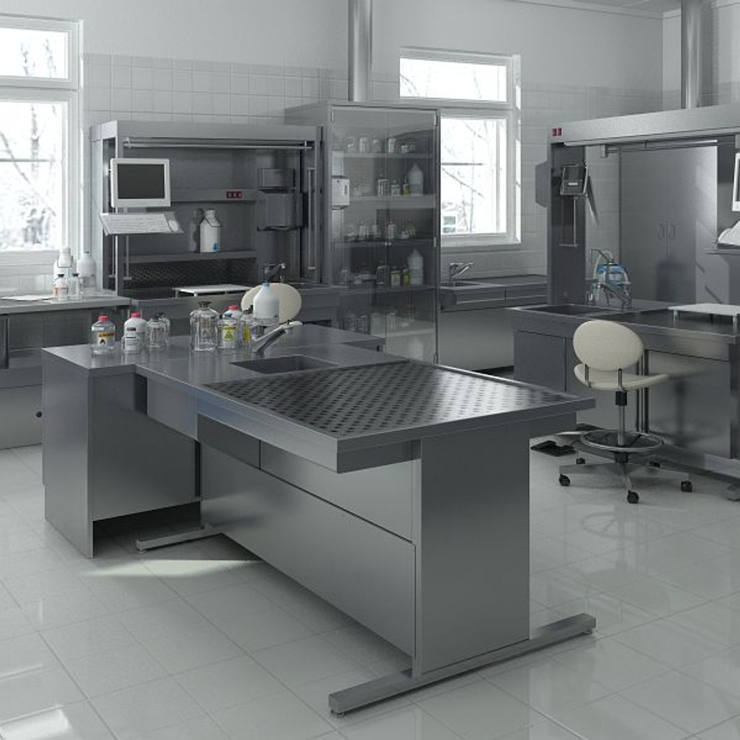 3d Model Anatomy Pathology Laboratory Equipment
