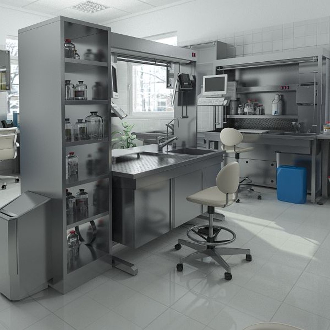 3d Model Anatomy Pathology Laboratory Equipment