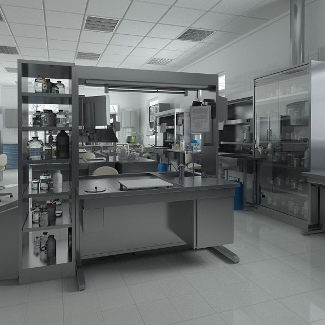 3d Model Anatomy Pathology Laboratory Equipment