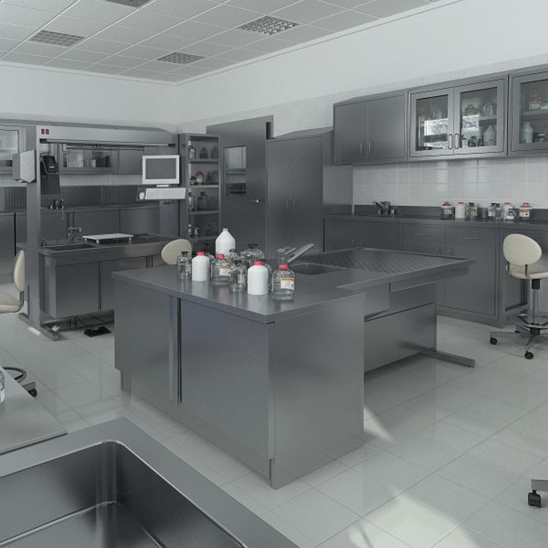 3d Model Anatomy Pathology Laboratory Equipment