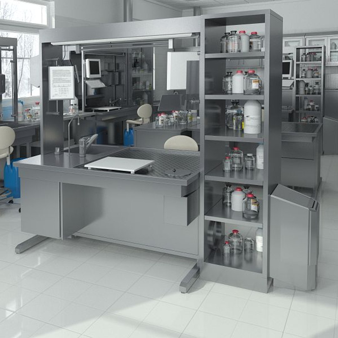 3d Model Anatomy Pathology Laboratory Equipment