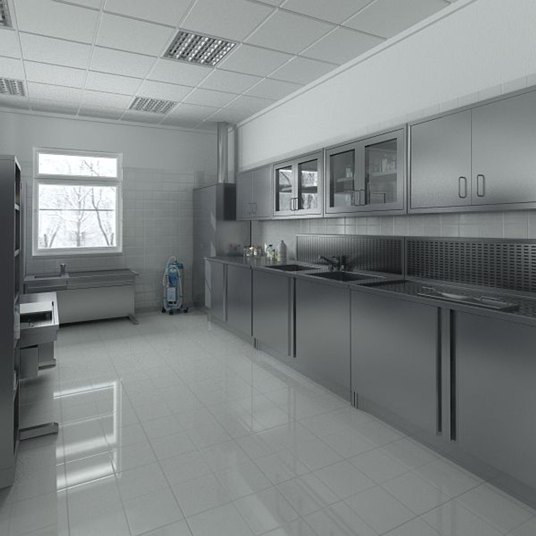 3d Model Anatomy Pathology Laboratory Equipment
