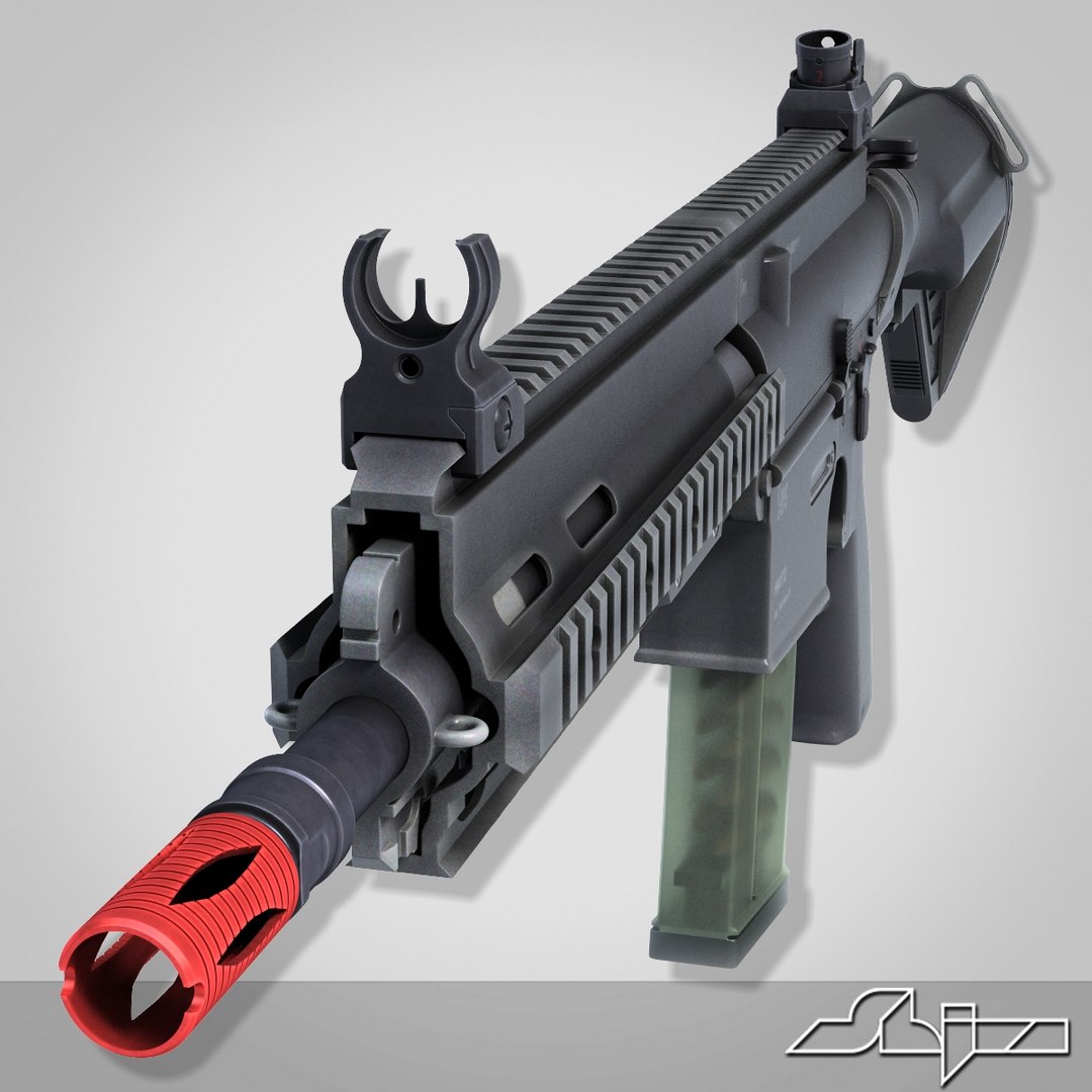 Battle Rifle 417 2 3d Max