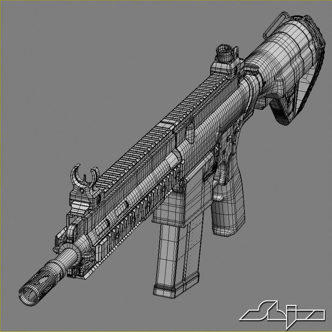 Battle Rifle 417 2 3d Max