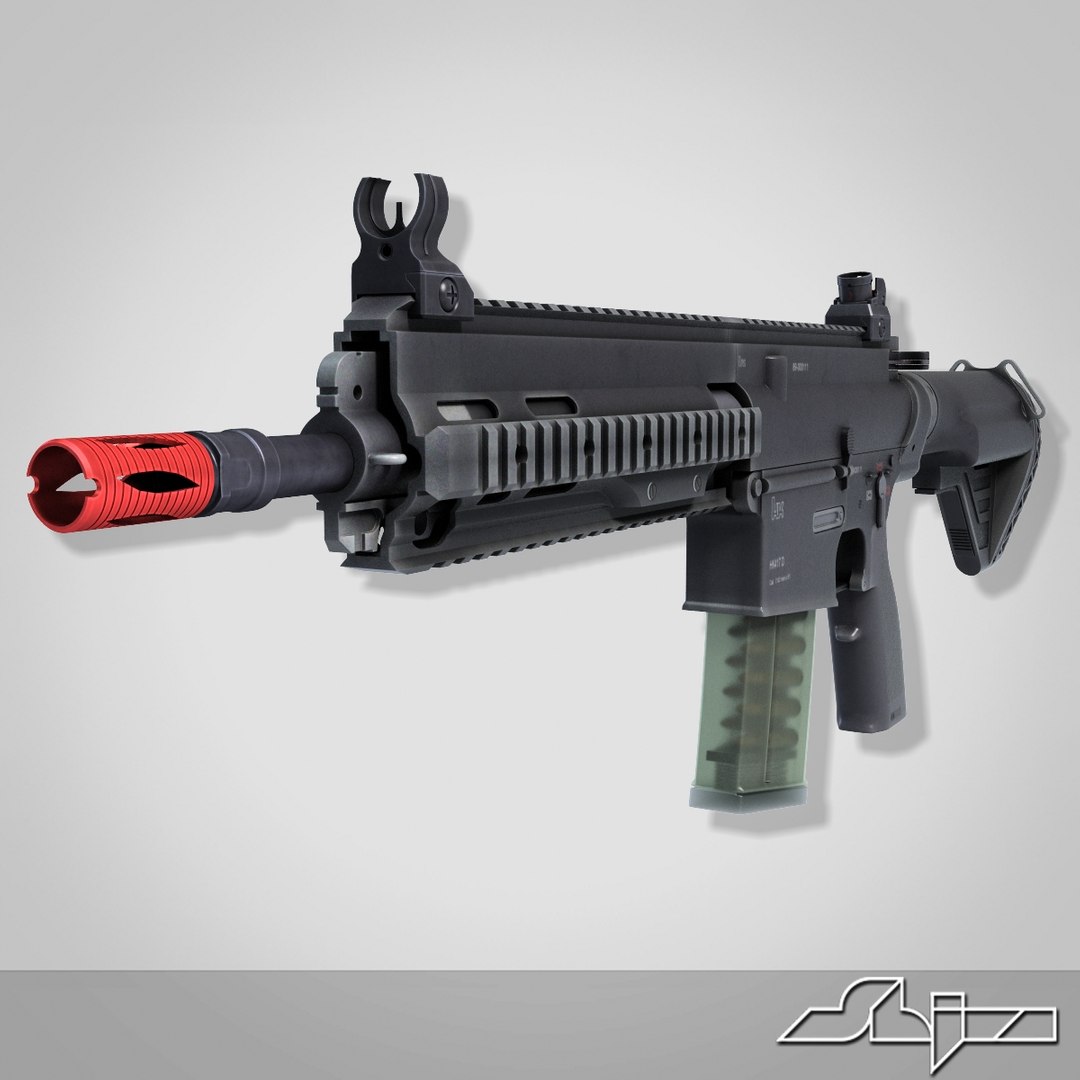 Battle Rifle 417 2 3d Max