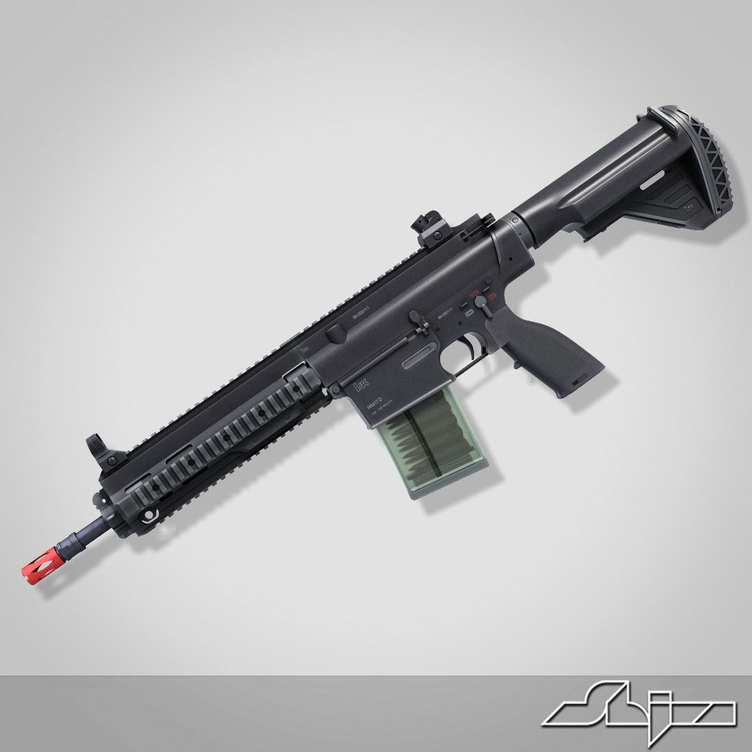 Battle Rifle 417 2 3d Max
