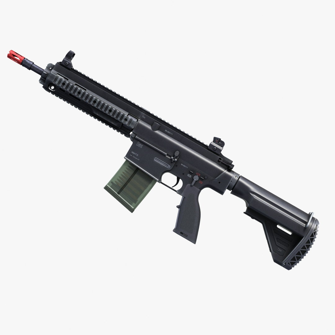 Battle Rifle 417 2 3d Max