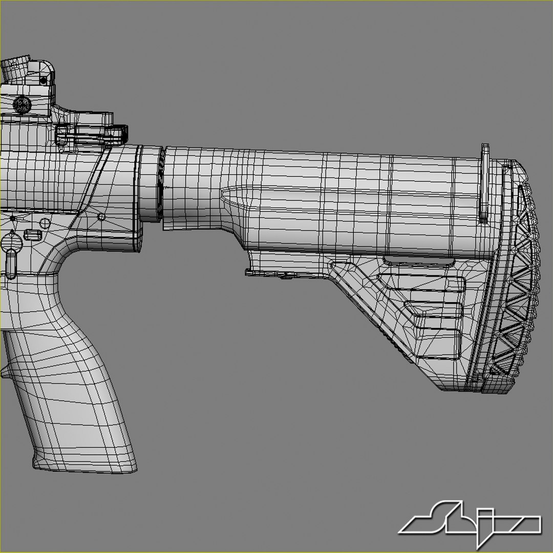 Battle Rifle 417 2 3d Max