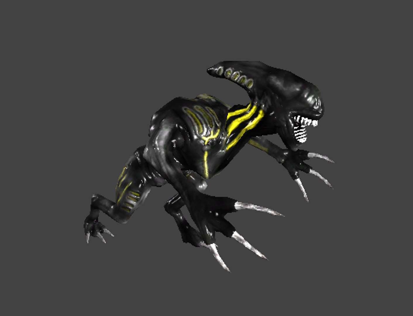 3D Creature Alien Z Model - TurboSquid 1355637