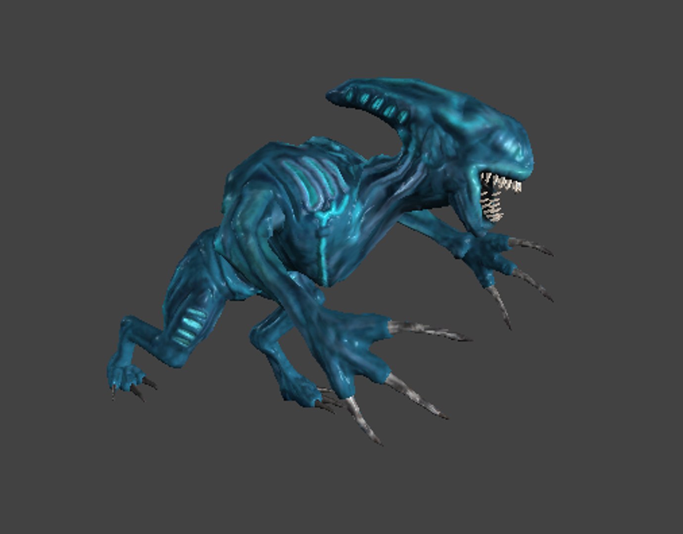 3D Creature Alien Z Model - TurboSquid 1355637