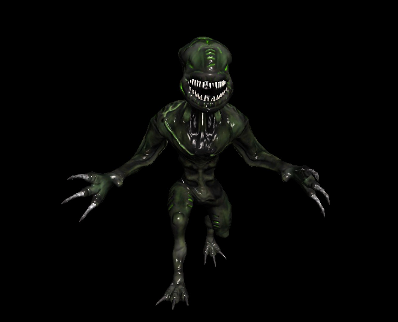 3D Creature Alien Z Model - TurboSquid 1355637