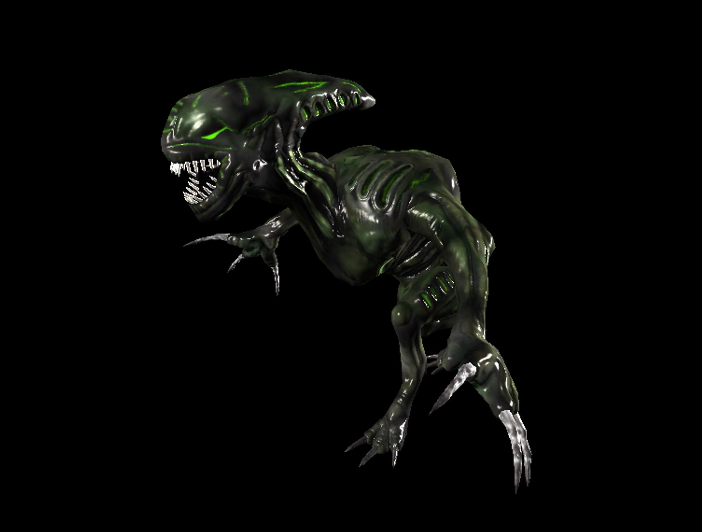 3D Creature Alien Z Model - TurboSquid 1355637