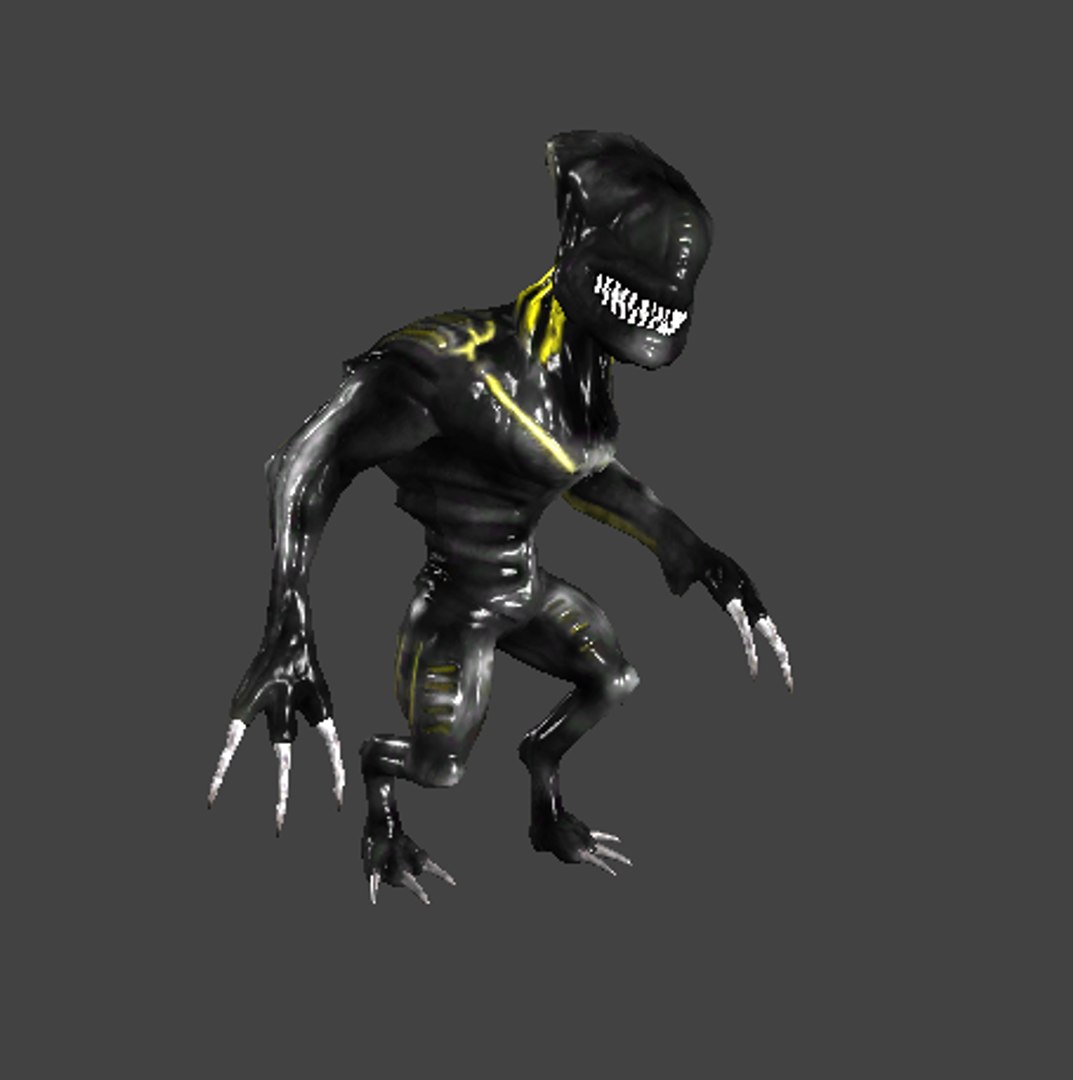 3D Creature Alien Z Model - TurboSquid 1355637