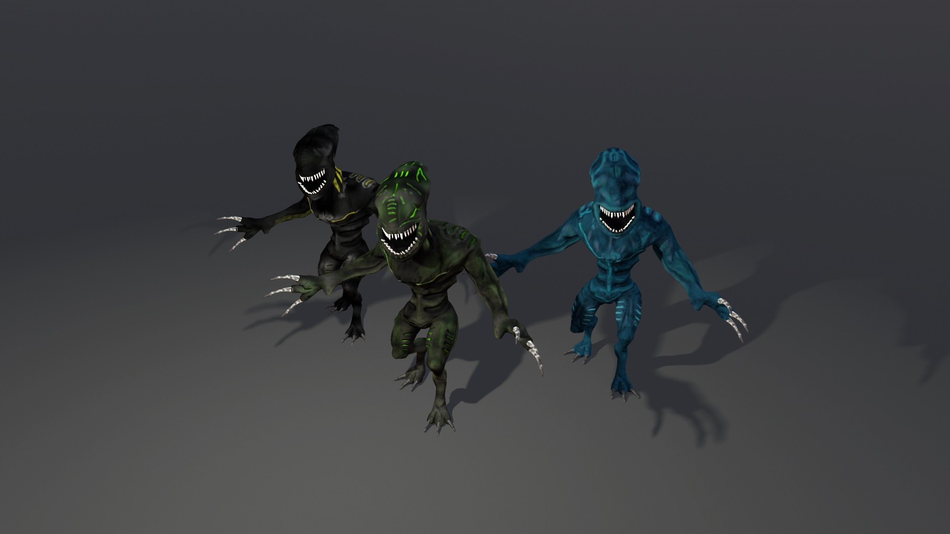 3D Creature Alien Z Model - TurboSquid 1355637