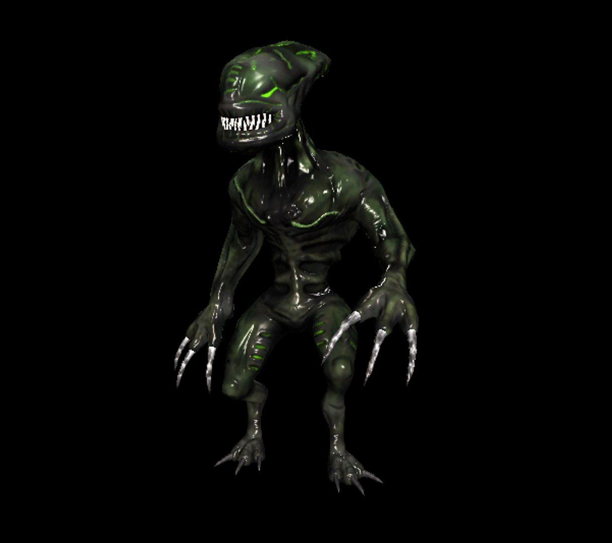 3D Creature Alien Z Model - TurboSquid 1355637