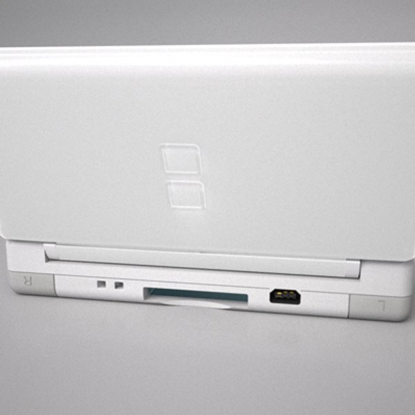 nintendo ds lite 3d model