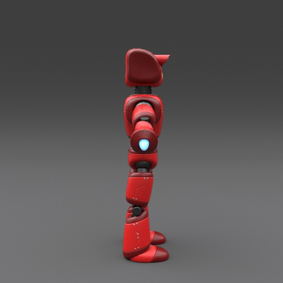 3d Robot Rigged Model