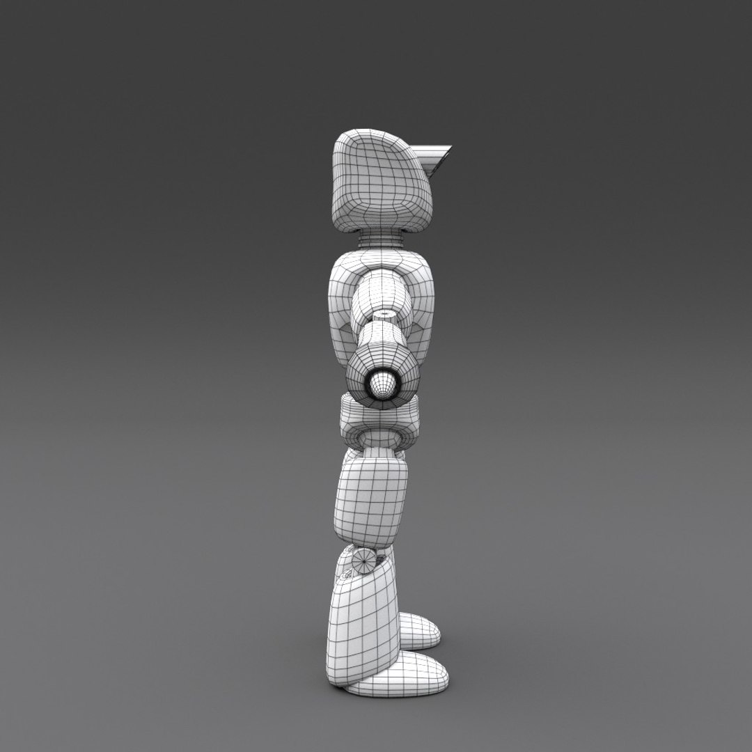 3d Robot Rigged Model