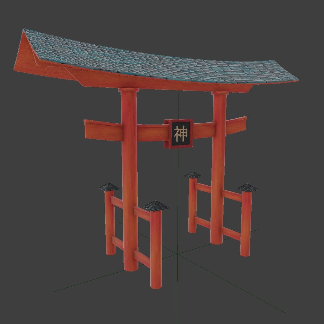 3D Japanese Torii Pbr Model - TurboSquid 1163587