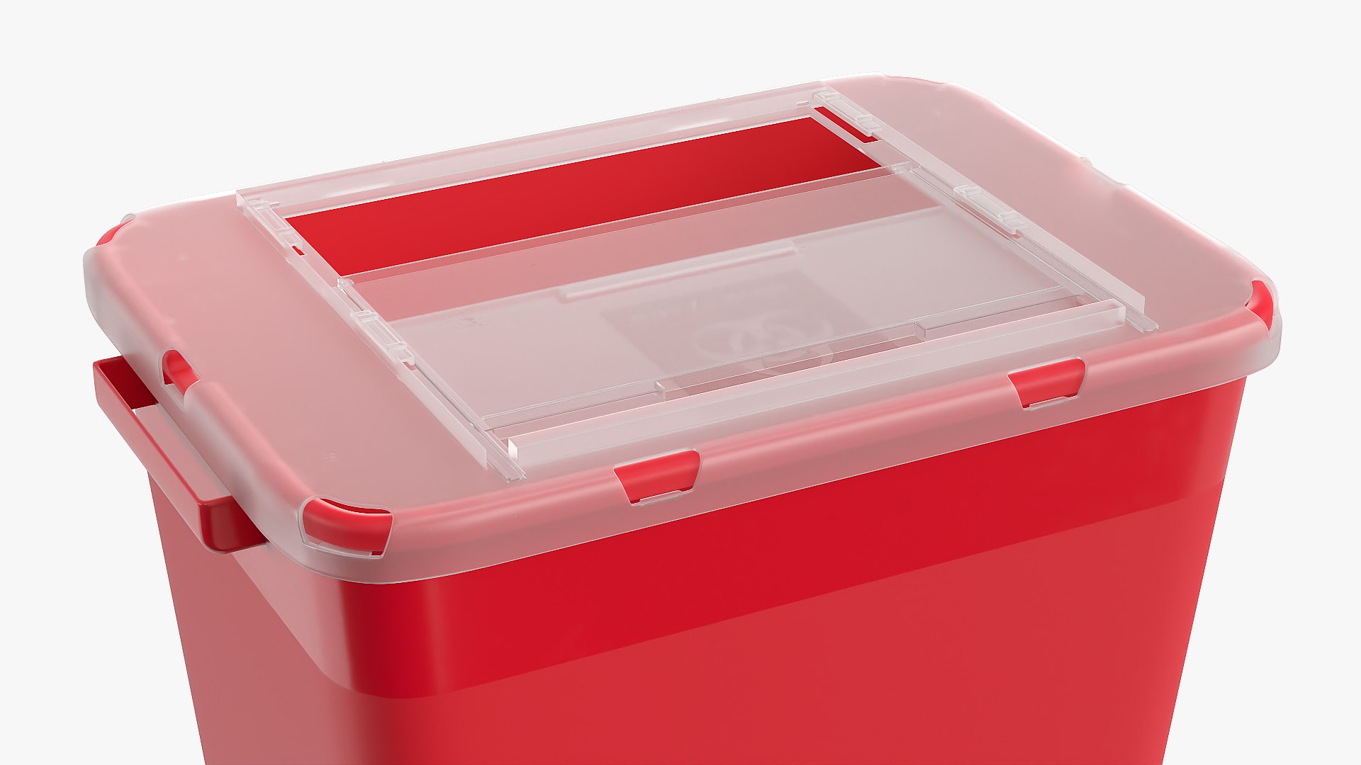 3D Medical Waste Disposal Container Open Model - TurboSquid 2319927