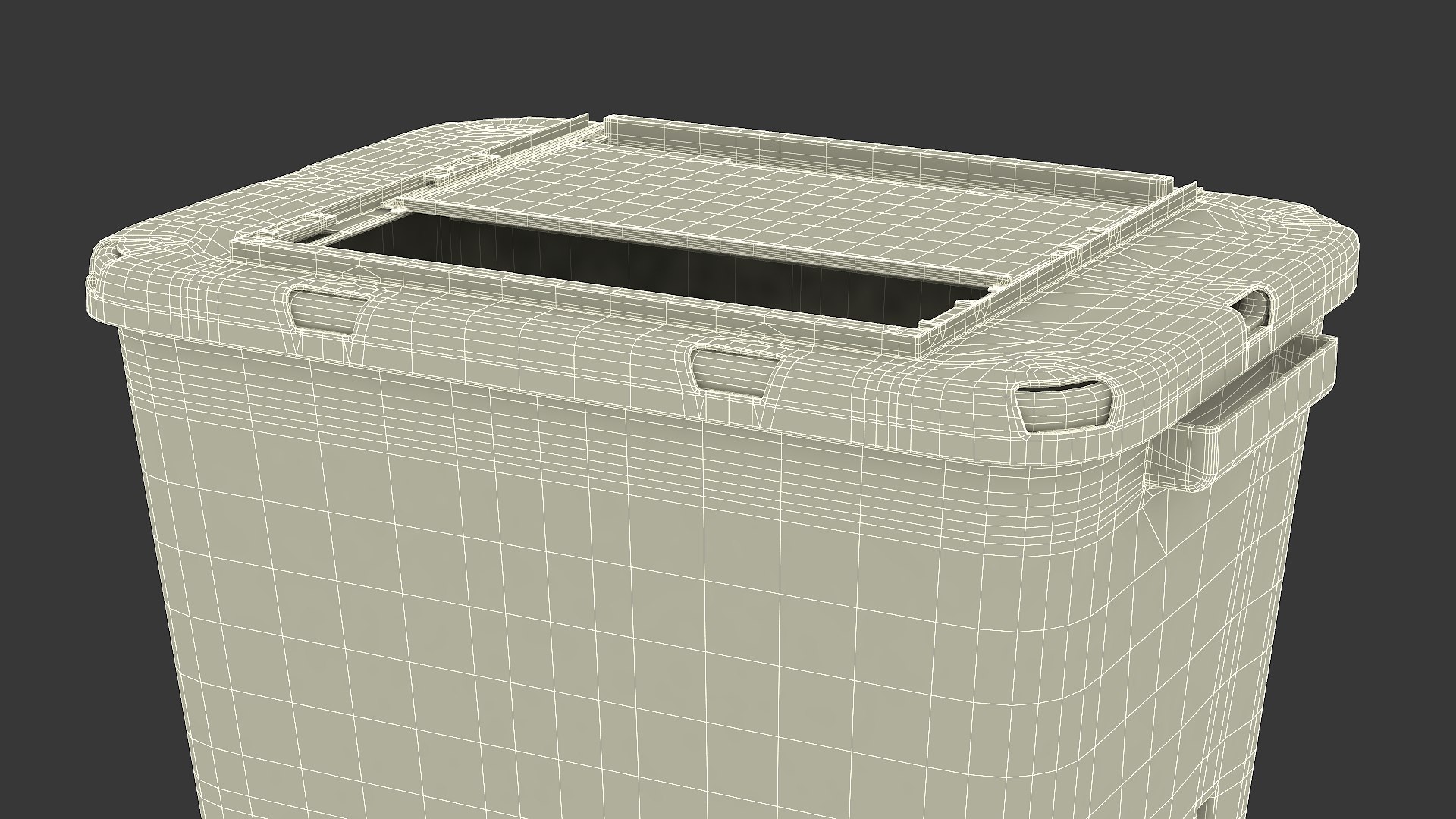 3D Medical Waste Disposal Container Open Model - TurboSquid 2319927