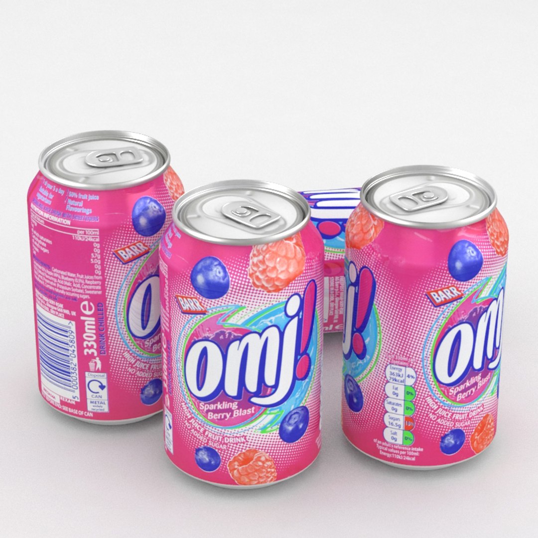 3D Beverage Omj! Berry Model - TurboSquid 1161826