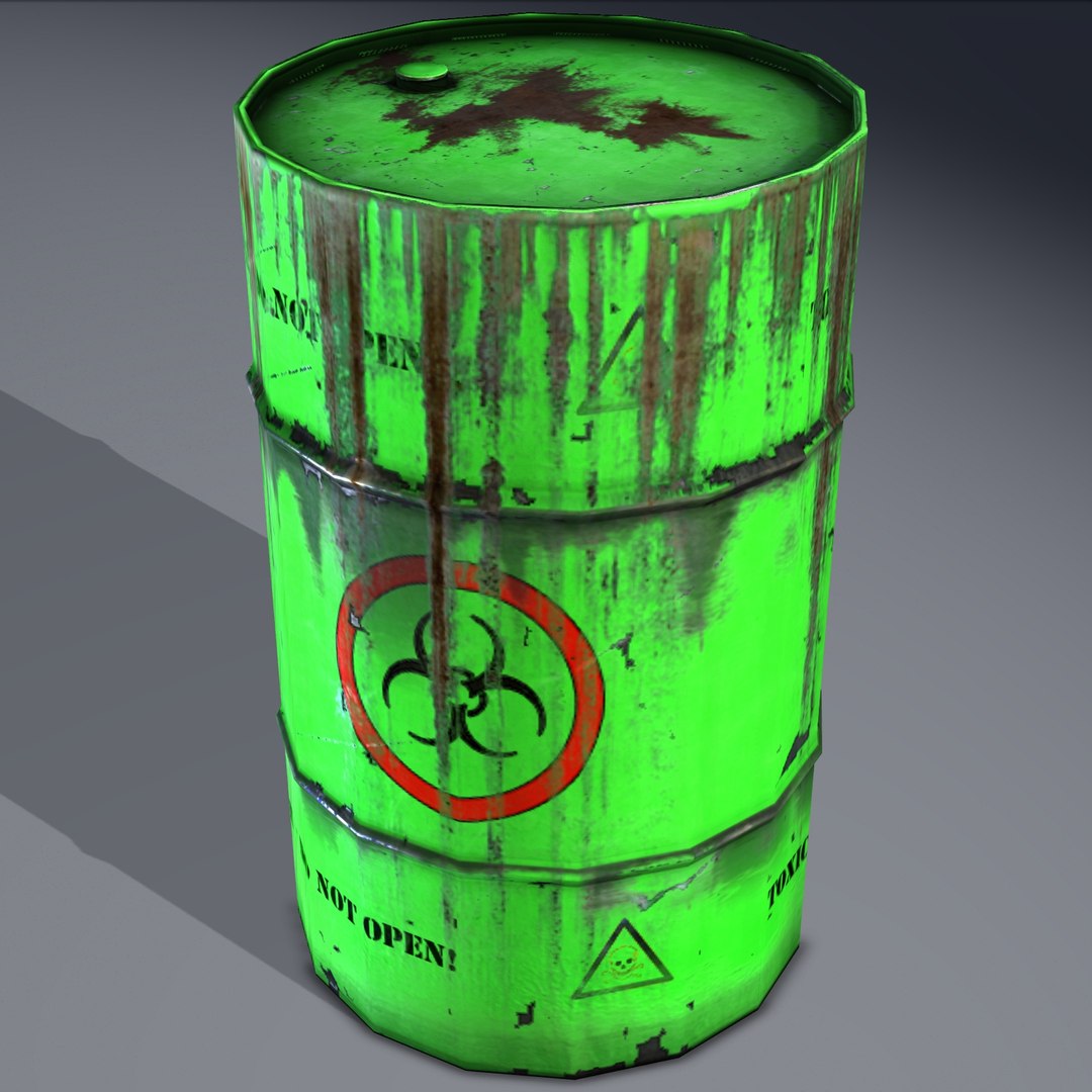 Toxic Waste Barrel Prop