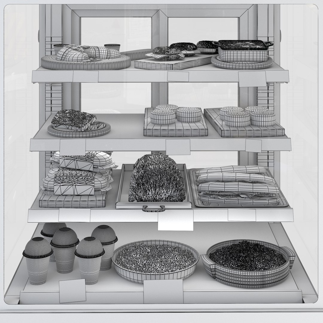 3D Ambient Food Display 900mm - TurboSquid 1953299