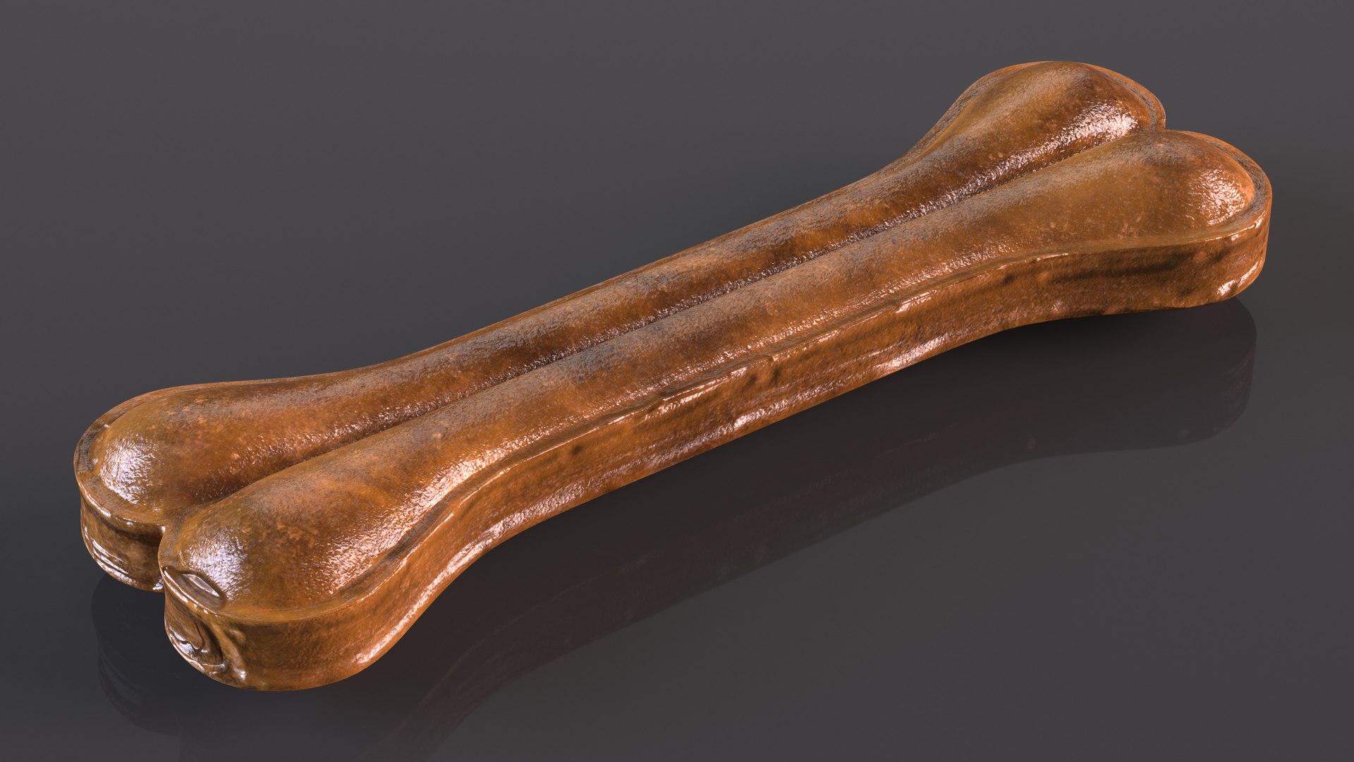 Large Dog Bone Treat Dark 3D - TurboSquid 2175160