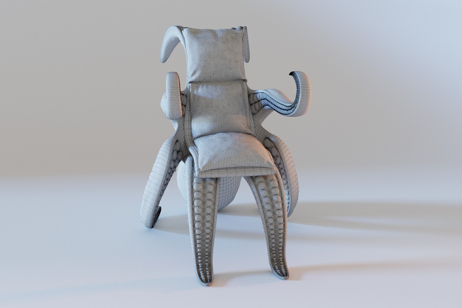 3D Octopus Chair - TurboSquid 1252828