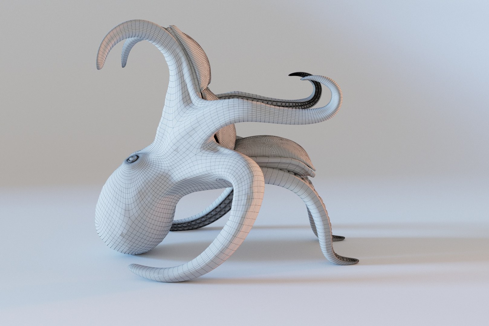 3D Octopus Chair - TurboSquid 1252828