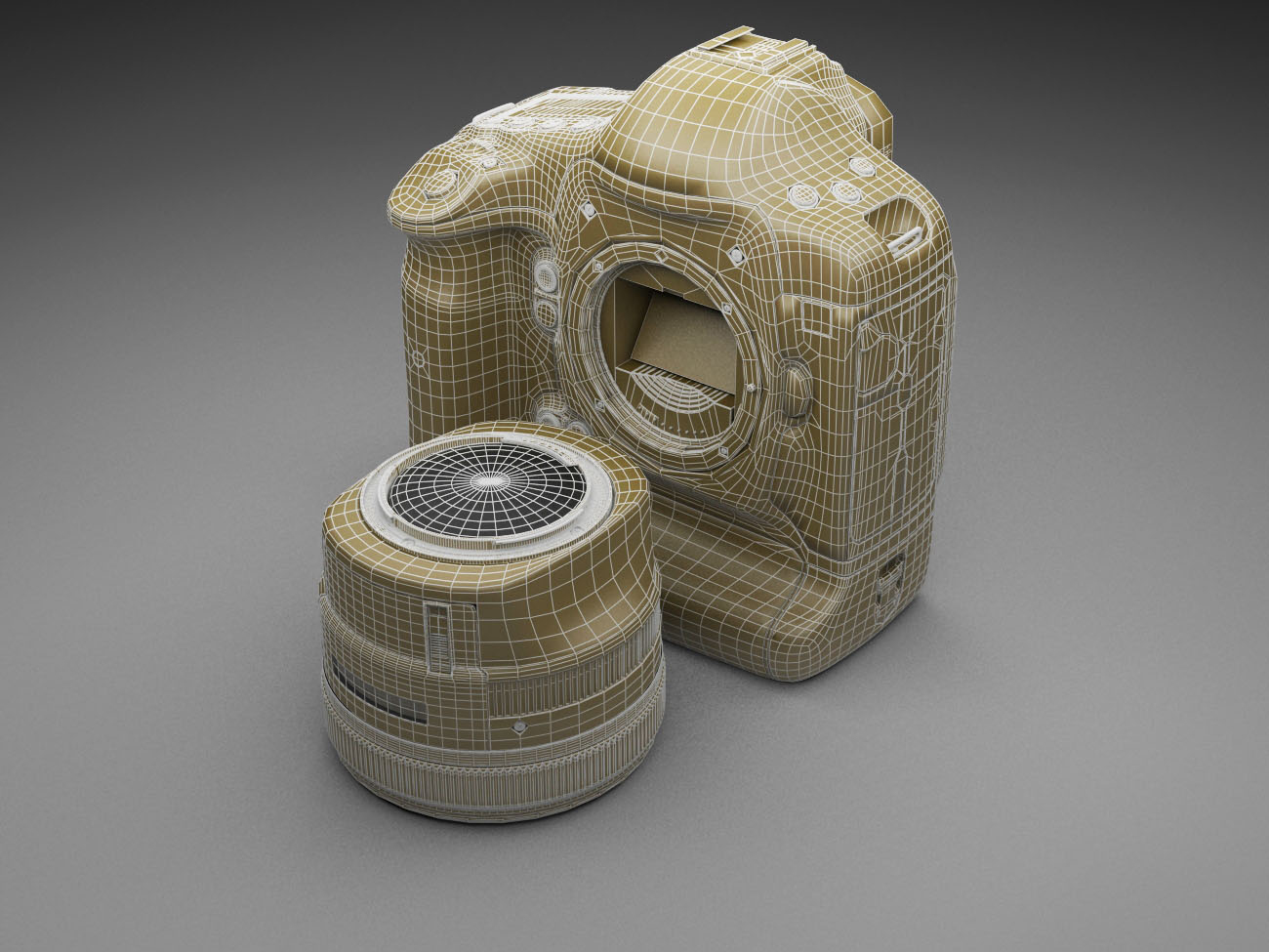3d canon dslr camera lens