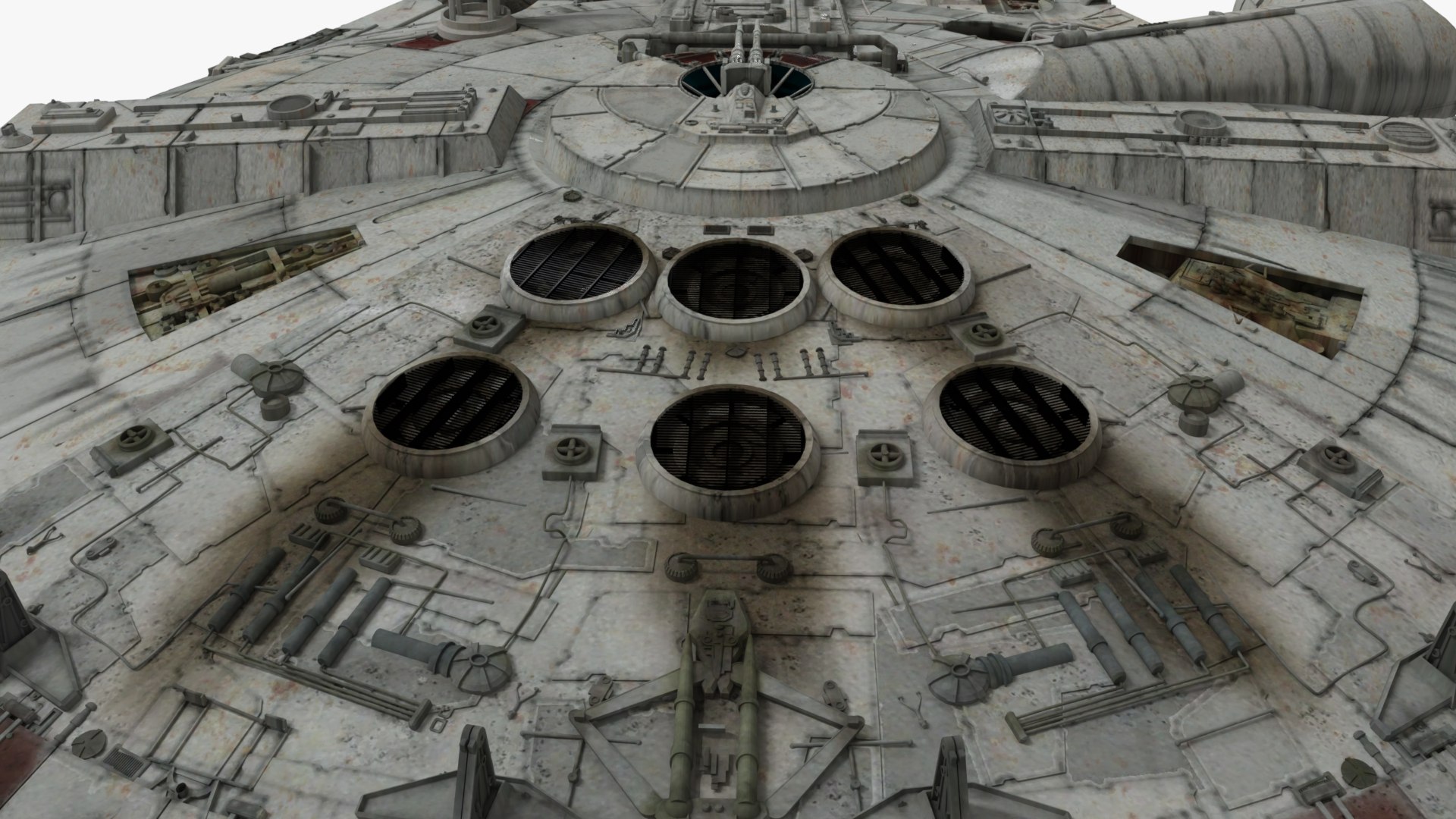 Millennium Falcon - Starship Starwar Low-poly 3D Model 3D Model ...