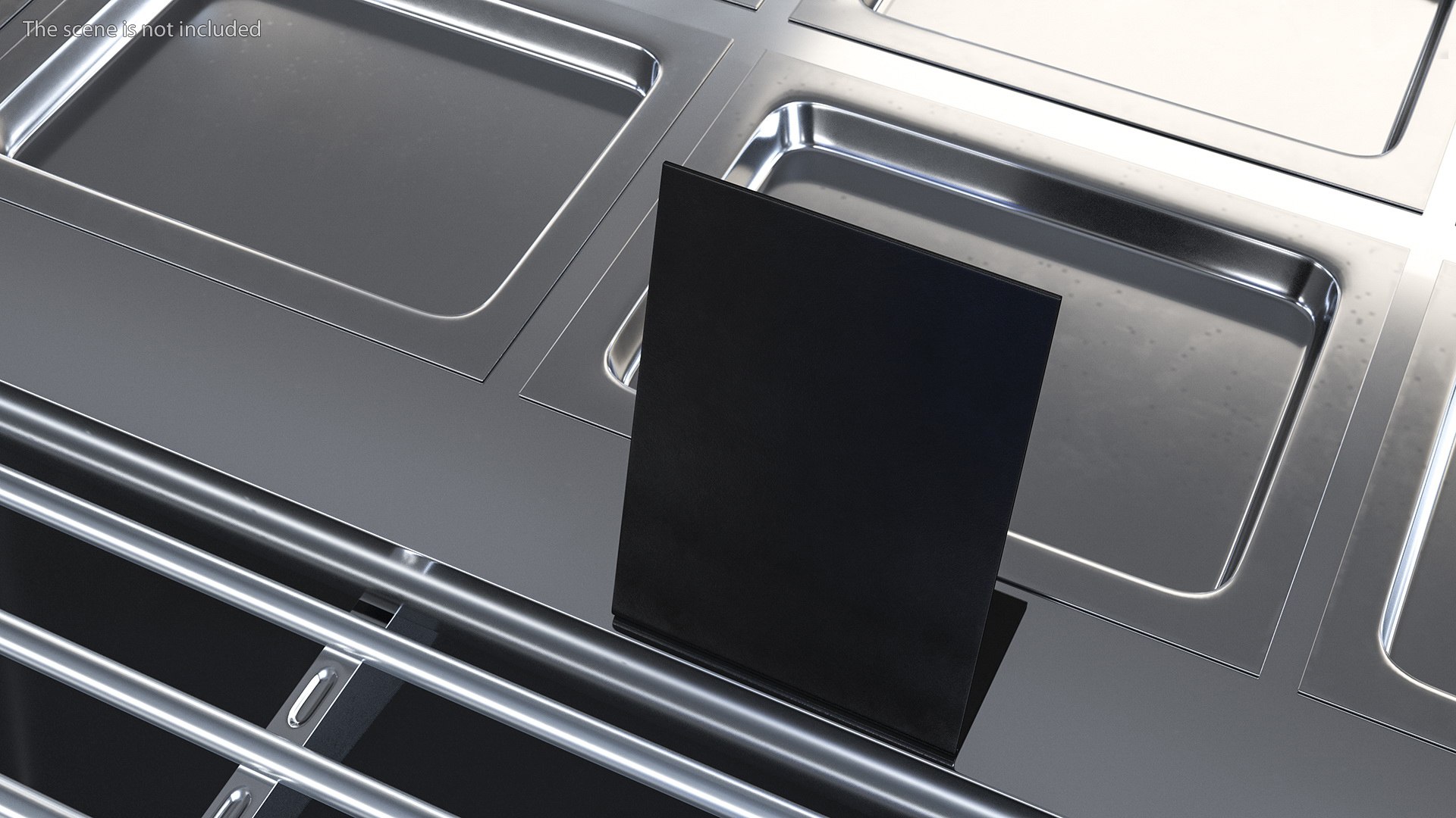 3D Table Sign Black Empty model - TurboSquid 2139380