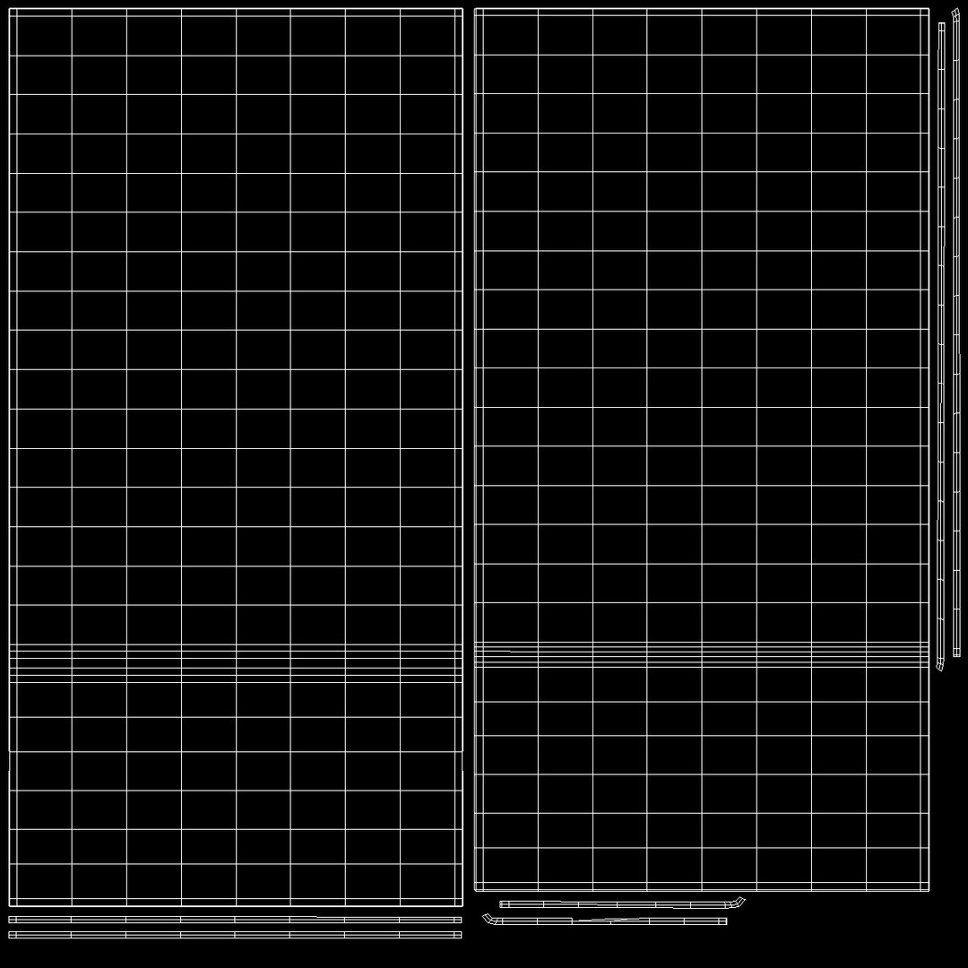 3D Table Sign Black Empty model - TurboSquid 2139380