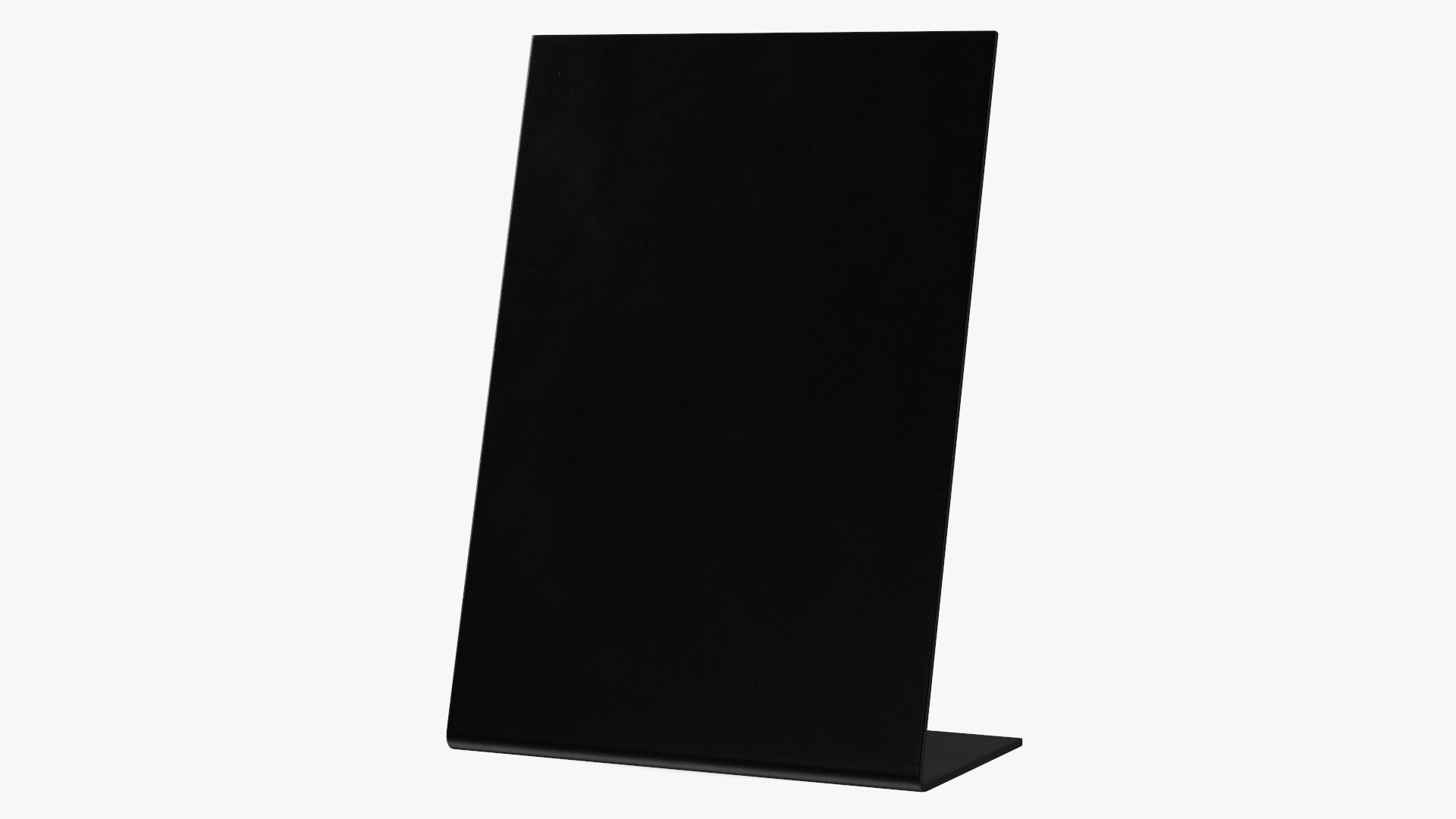3D Table Sign Black Empty Model - TurboSquid 2139380