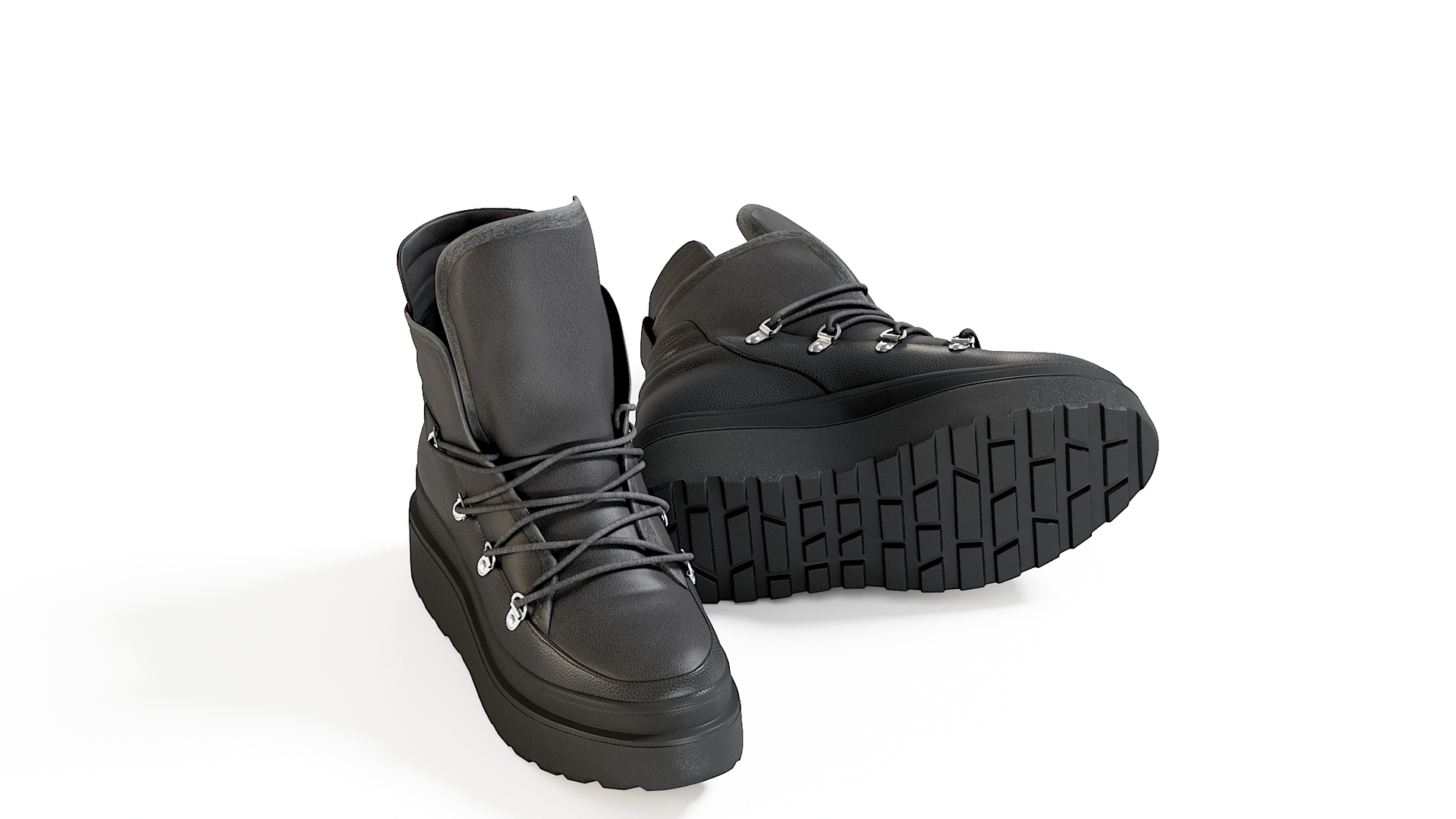 3D Realistic Women S Boots Model - TurboSquid 1521812