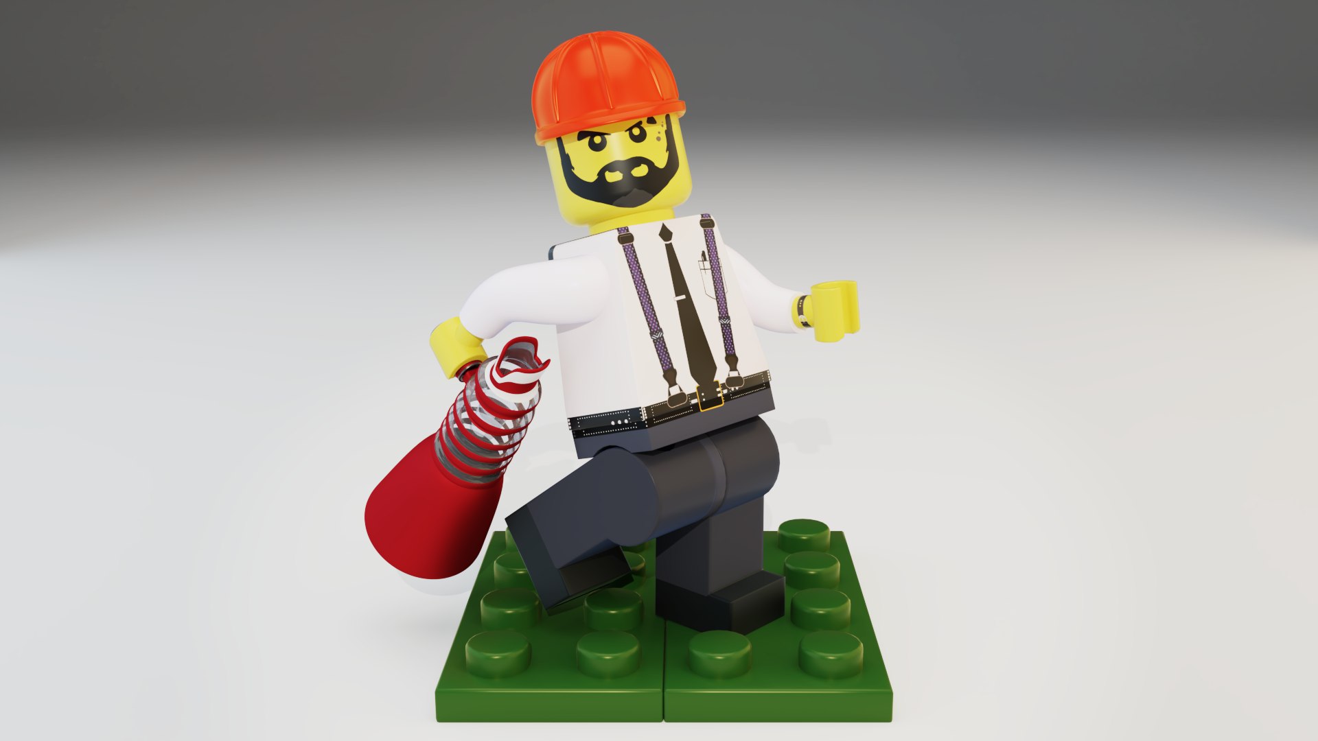 Lego Chief Worker 3D Model - TurboSquid 1776029