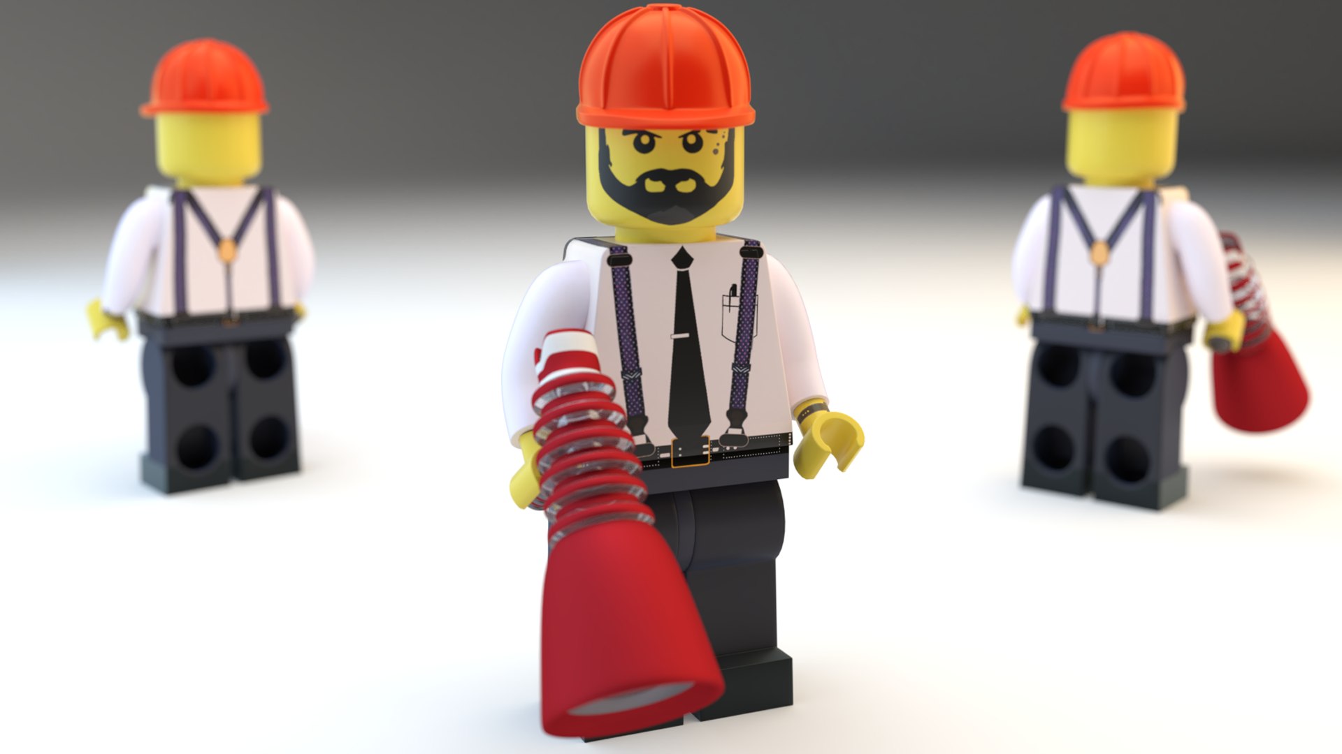 Lego Chief Worker 3D Model - TurboSquid 1776029