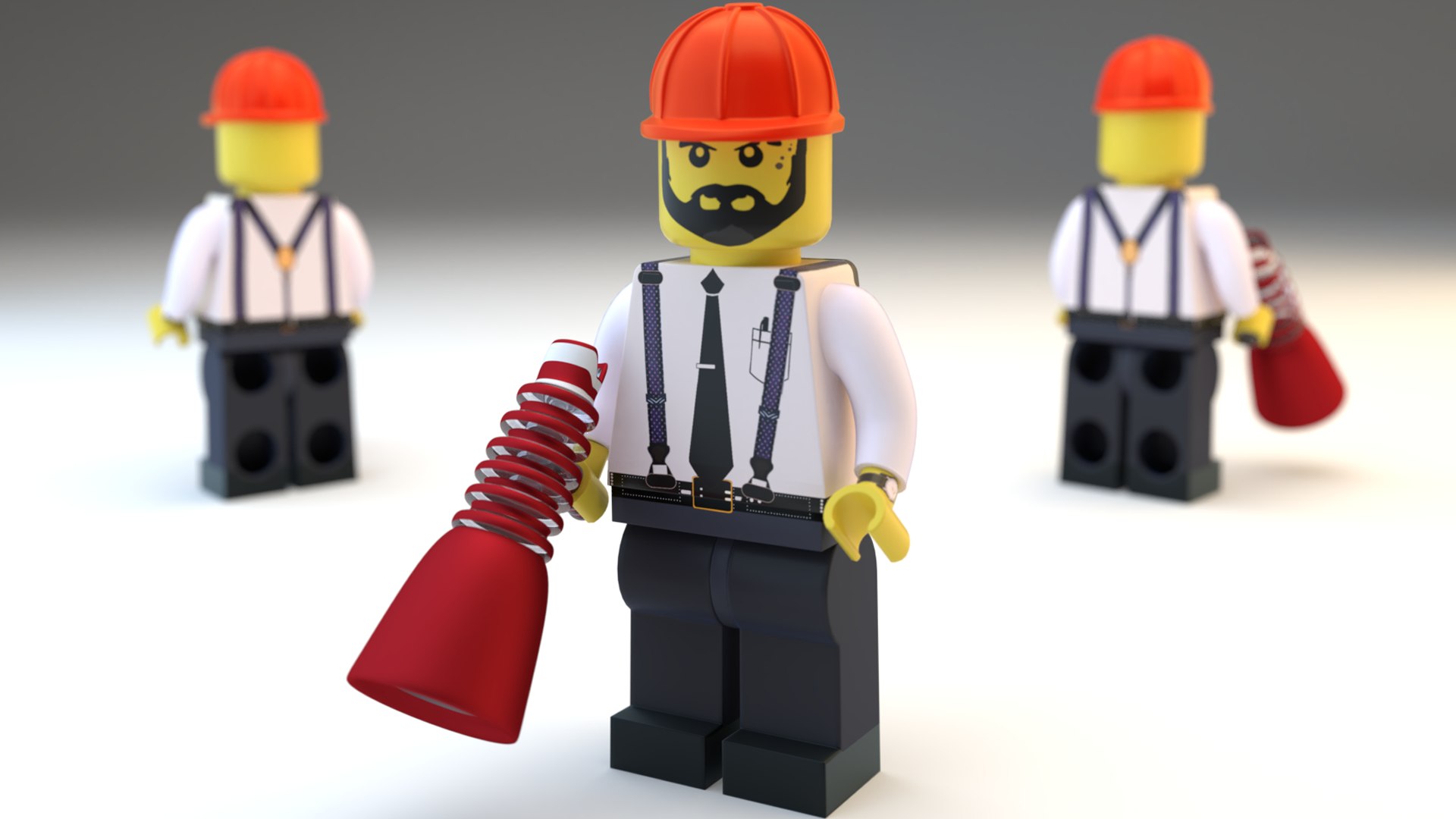 Lego Chief Worker 3D Model - TurboSquid 1776029