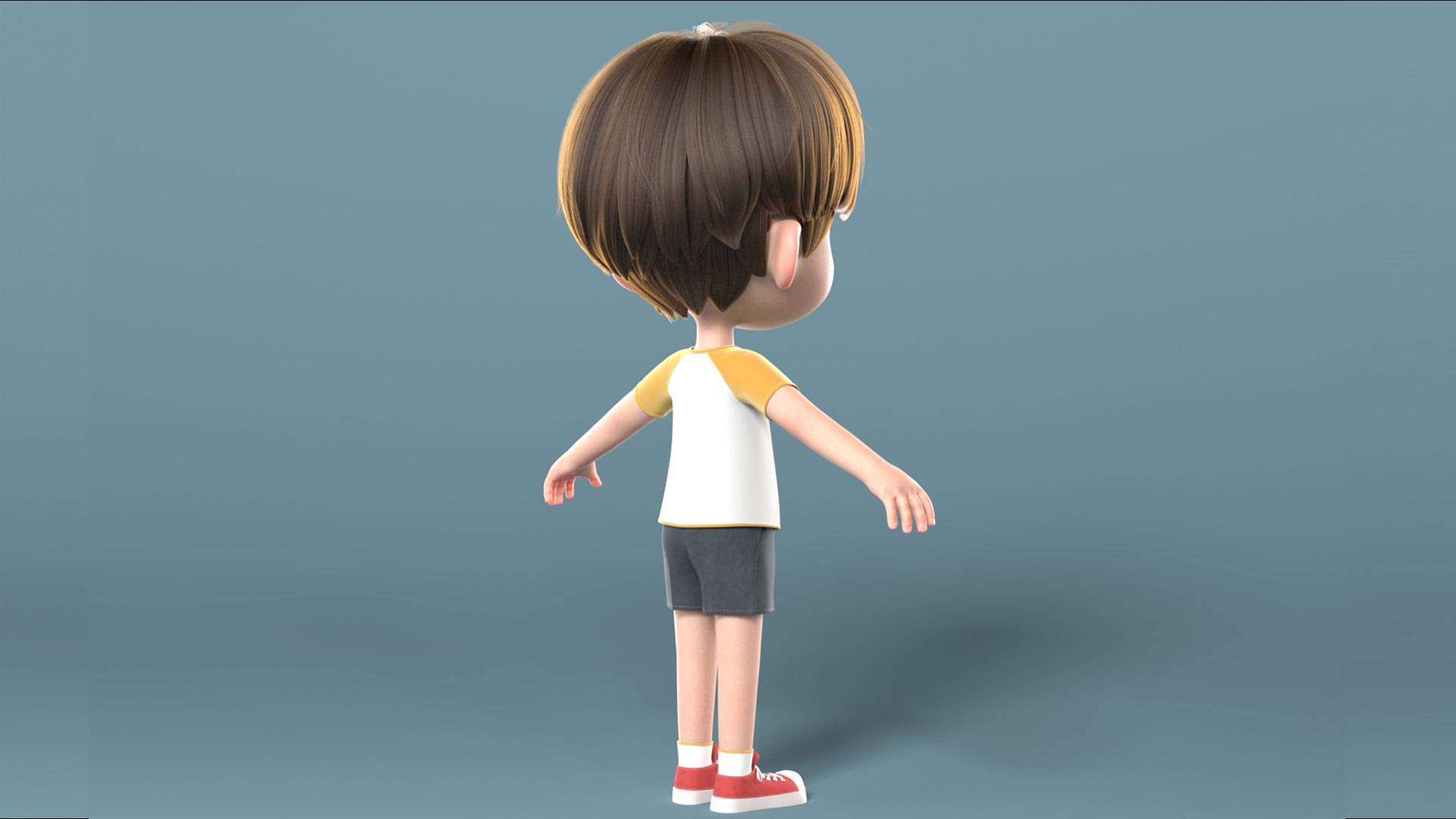 Cartoon Cute Boy 3D Model - TurboSquid 2164705