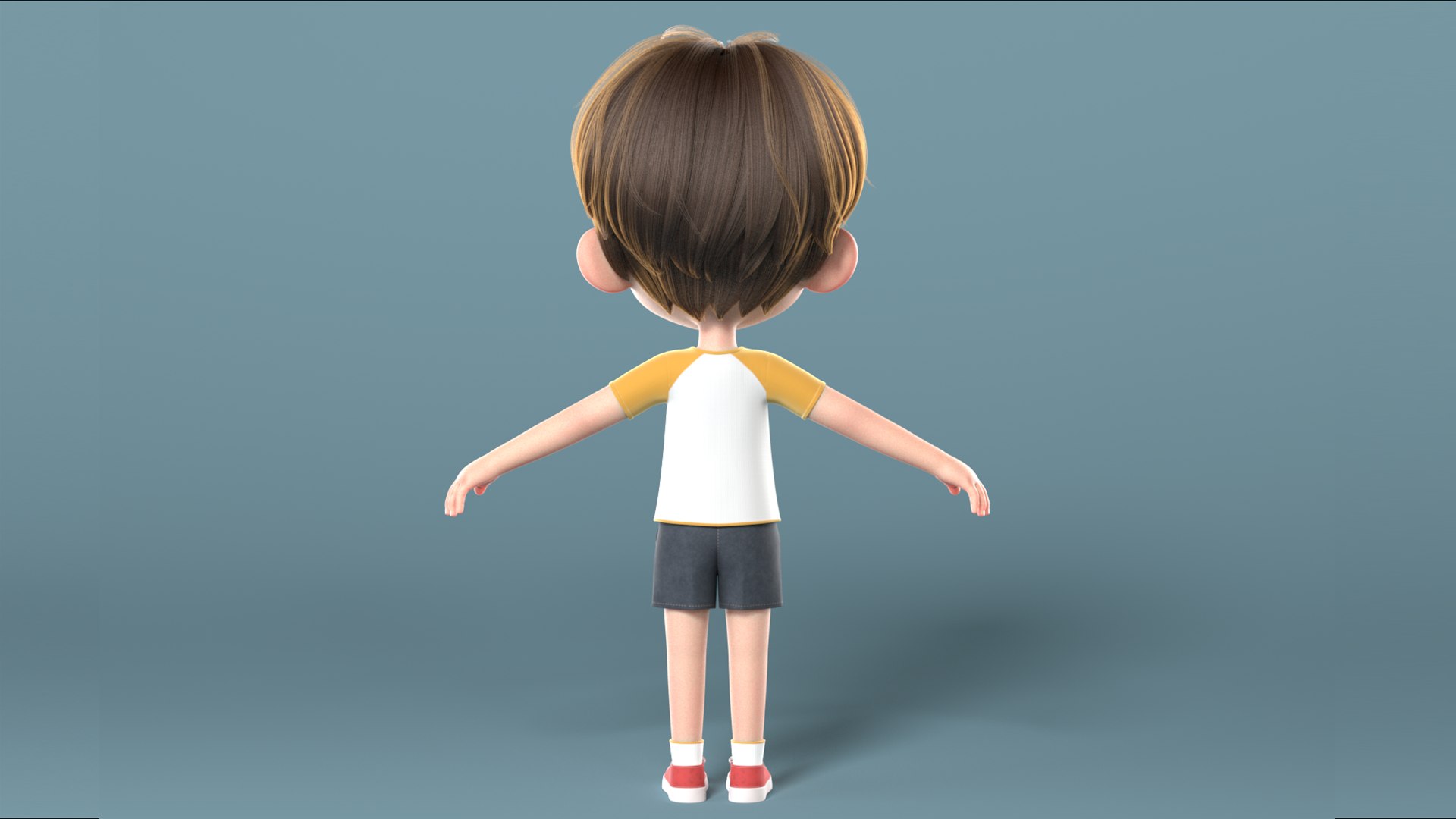 Cartoon Cute Boy 3D Model - TurboSquid 2164705
