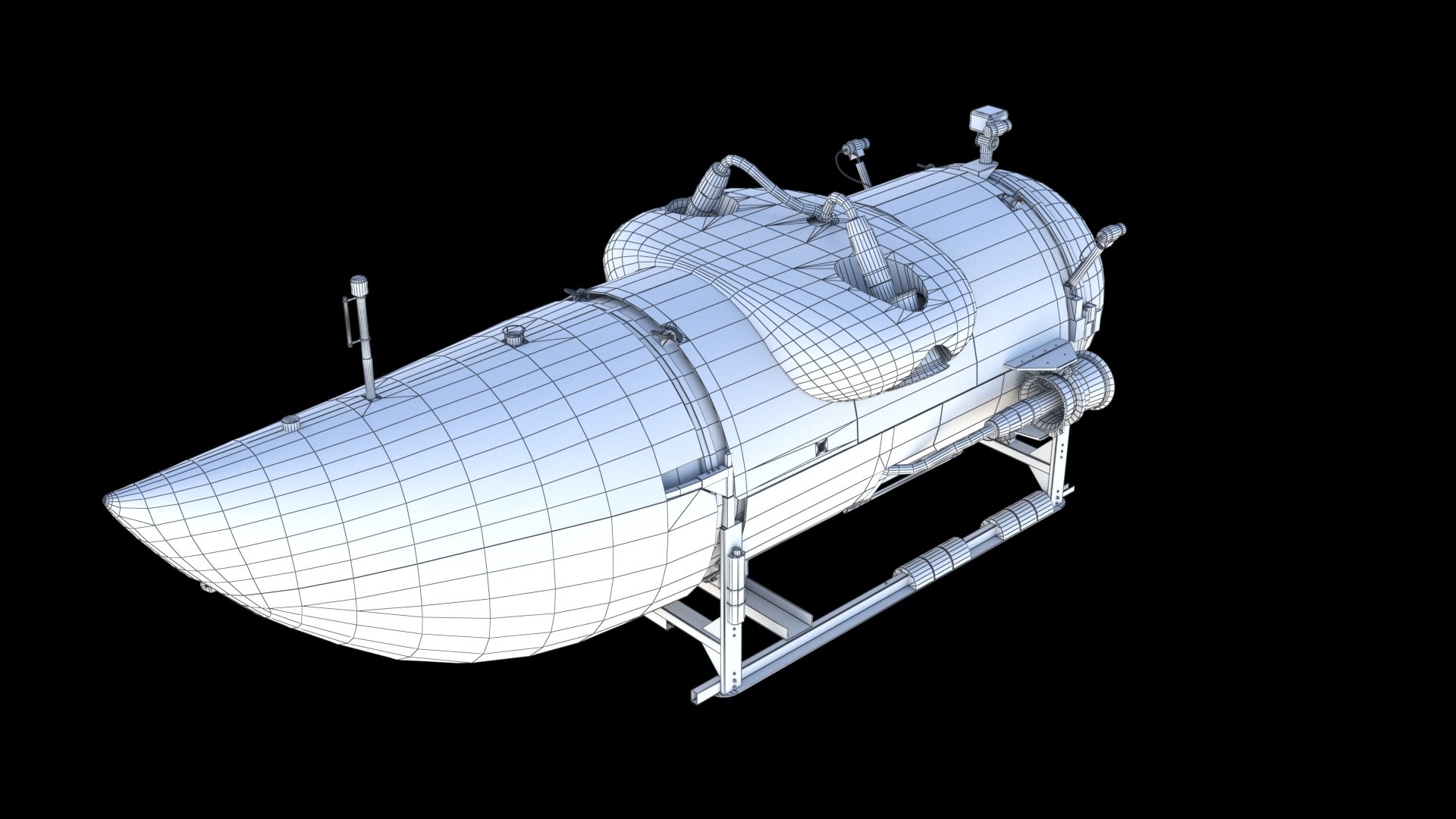 3D OceanGate Titan Submarine Model - TurboSquid 2086900