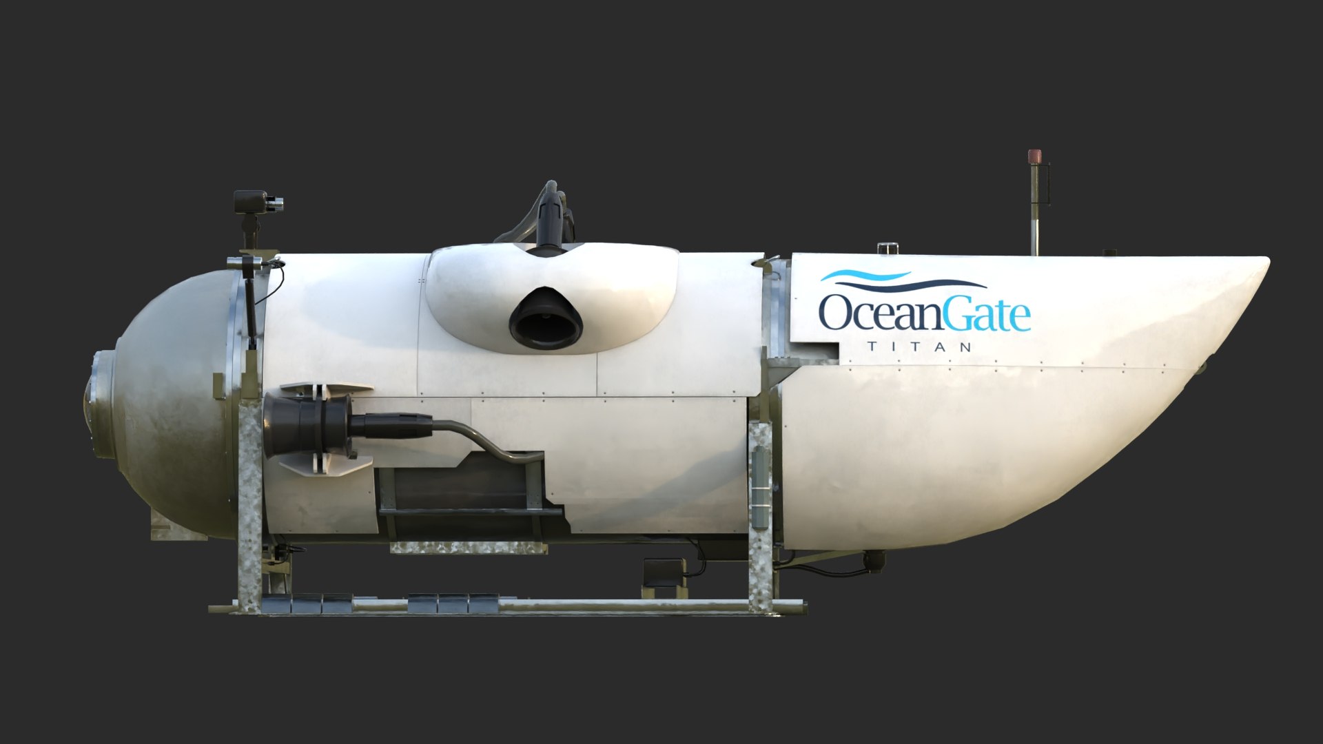 3D OceanGate Titan Submarine Model - TurboSquid 2086900