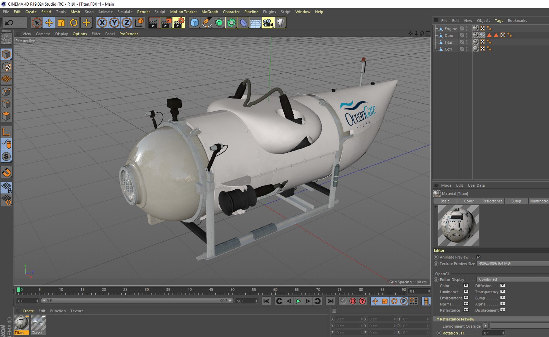 3D OceanGate Titan Submarine Model - TurboSquid 2086900