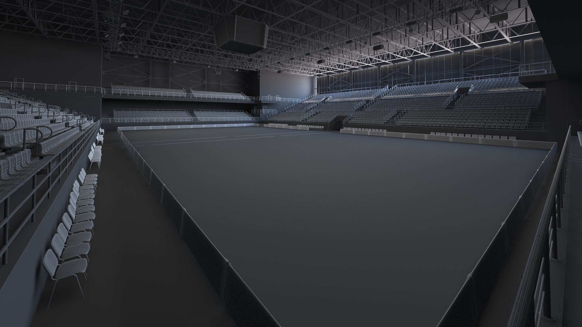 Indoor Base Arena 4 Model - TurboSquid 2015544