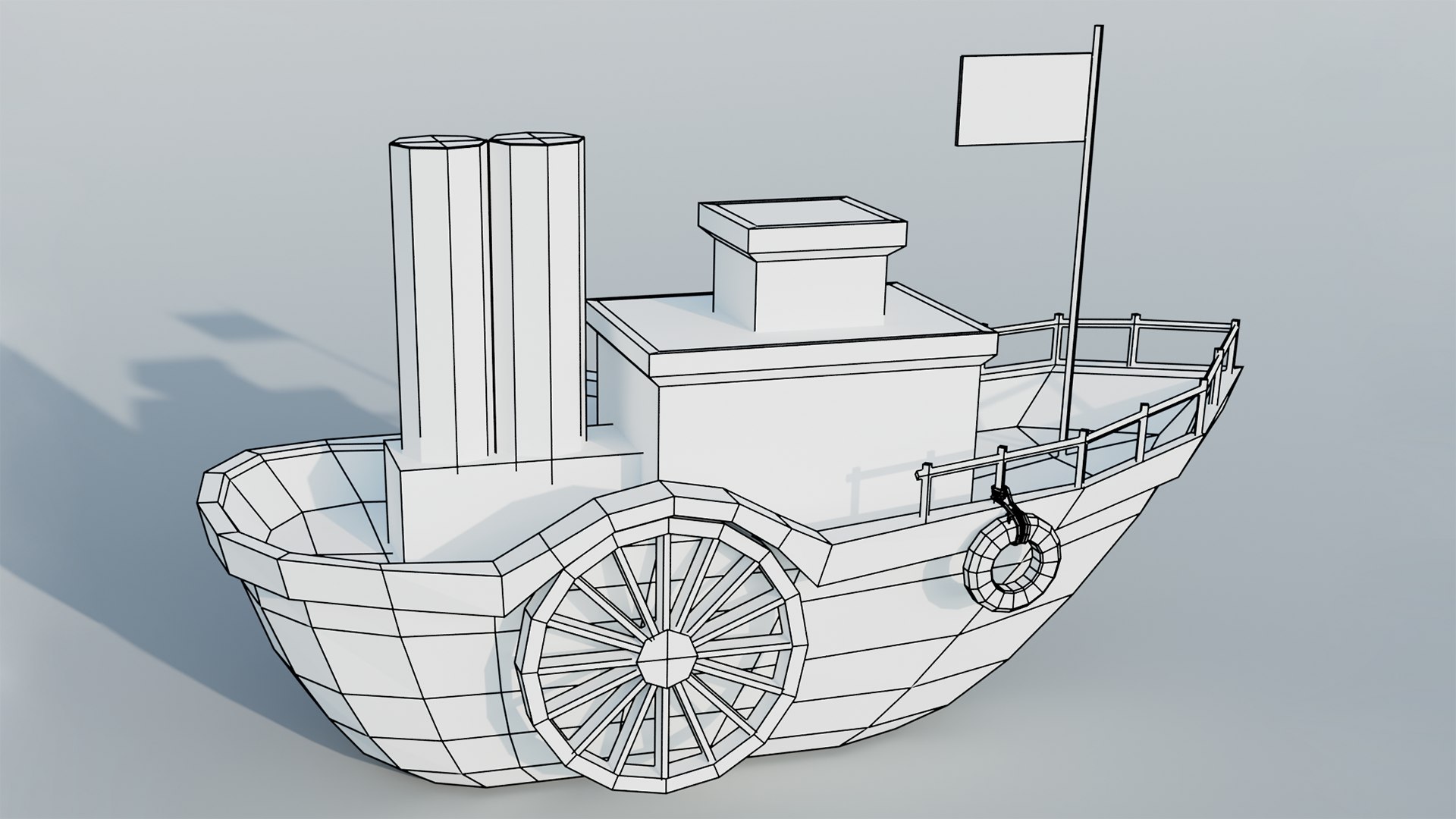 A Collection Of Low Poly Steamers 3D Model - TurboSquid 2039544