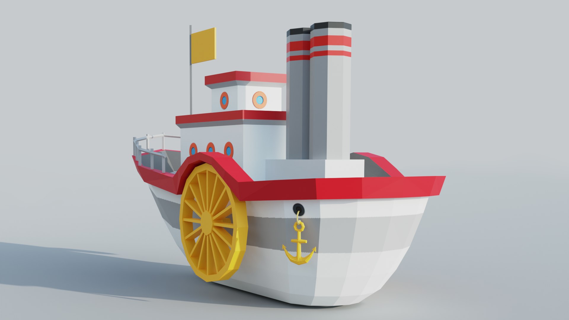 A Collection Of Low Poly Steamers 3D Model - TurboSquid 2039544